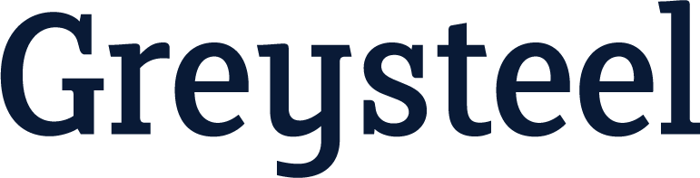 Greysteel Logo – Dark Blue – Greysteel